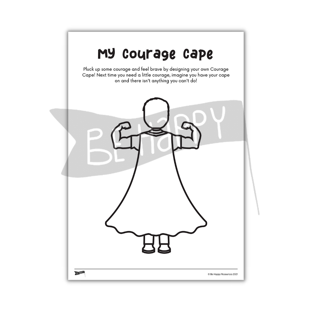 My Courage Cape - Be Happy Resources