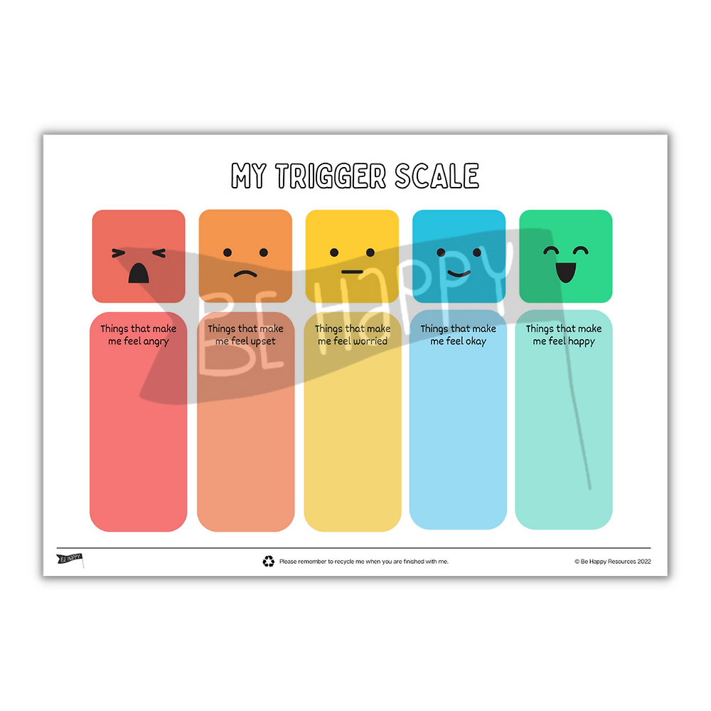 My Trigger Scale - Be Happy Resources