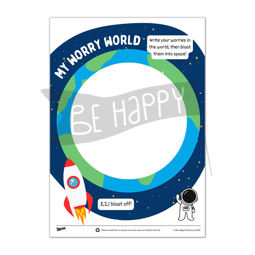 My Worry World - Be Happy Resources