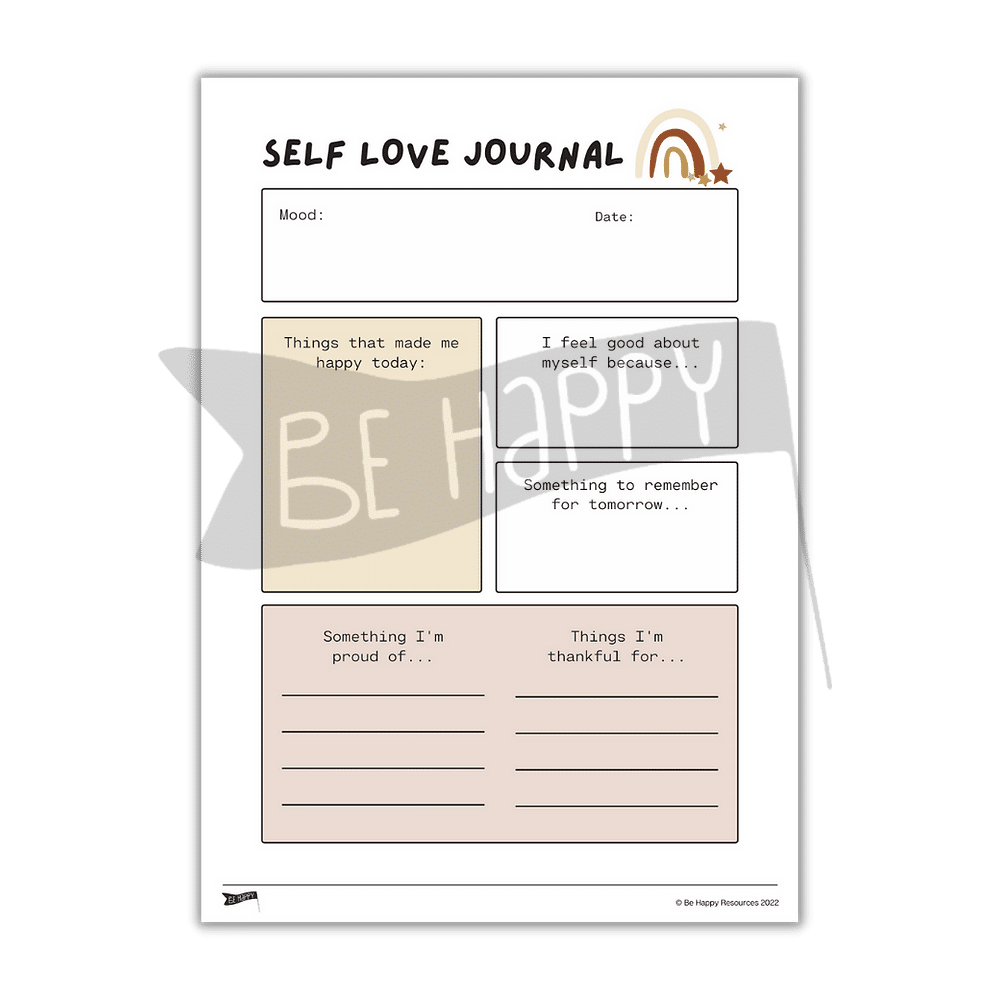 Self Love Journal - Be Happy Resources