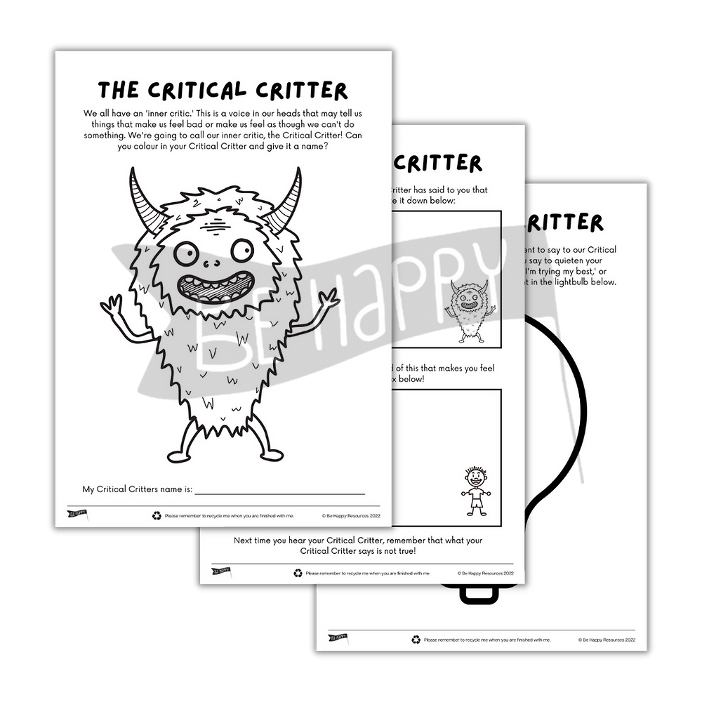 The Critical Critter - Be Happy Resources