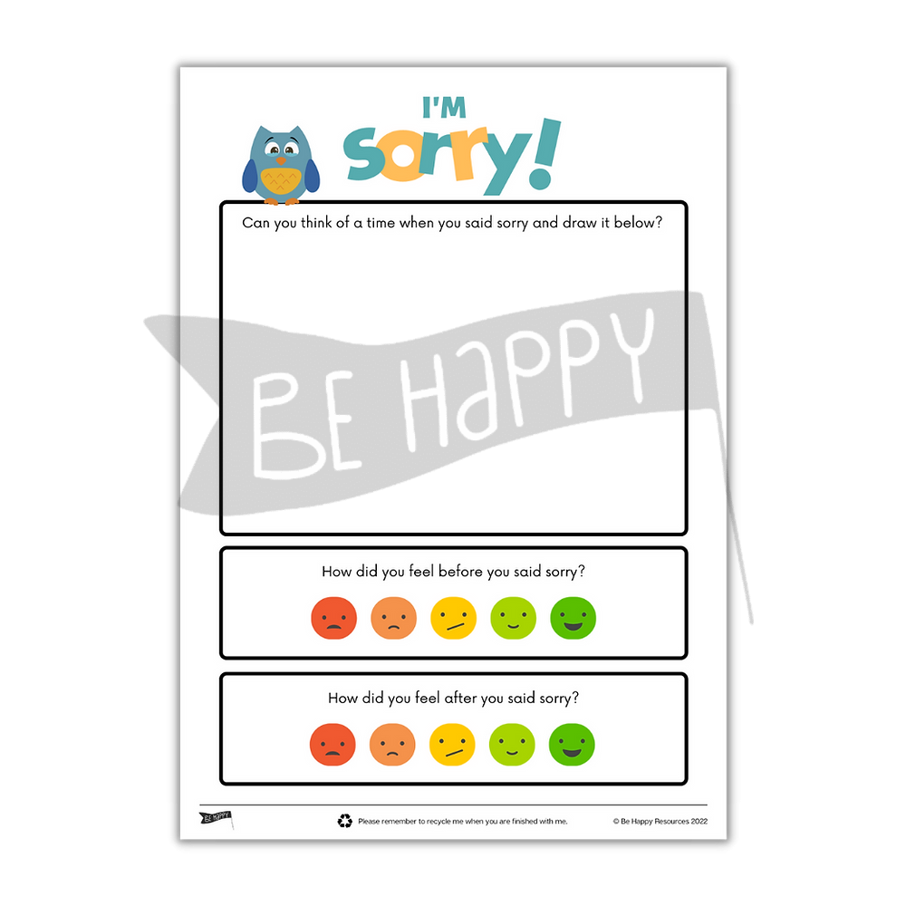 I'm Sorry! - Be Happy Resources