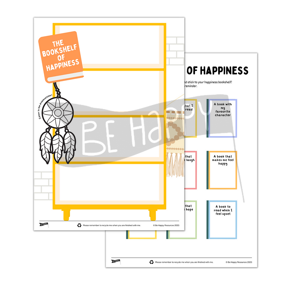 The Bookshelf of Happiness - Be Happy Resources
