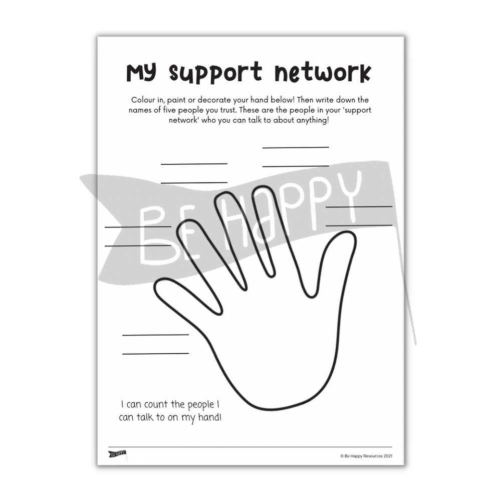 My Support Network Be Happy Resources My Support Network Be Happy Resources
