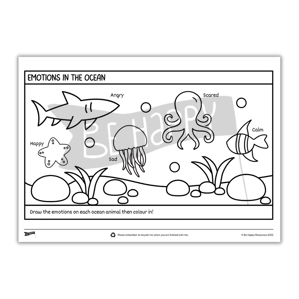 Emotions in the Ocean - Be Happy Resources