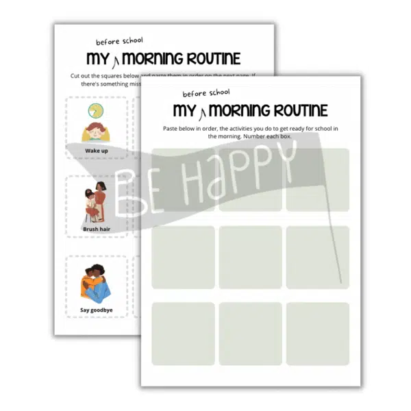 My Morning Routine - Be Happy Resources