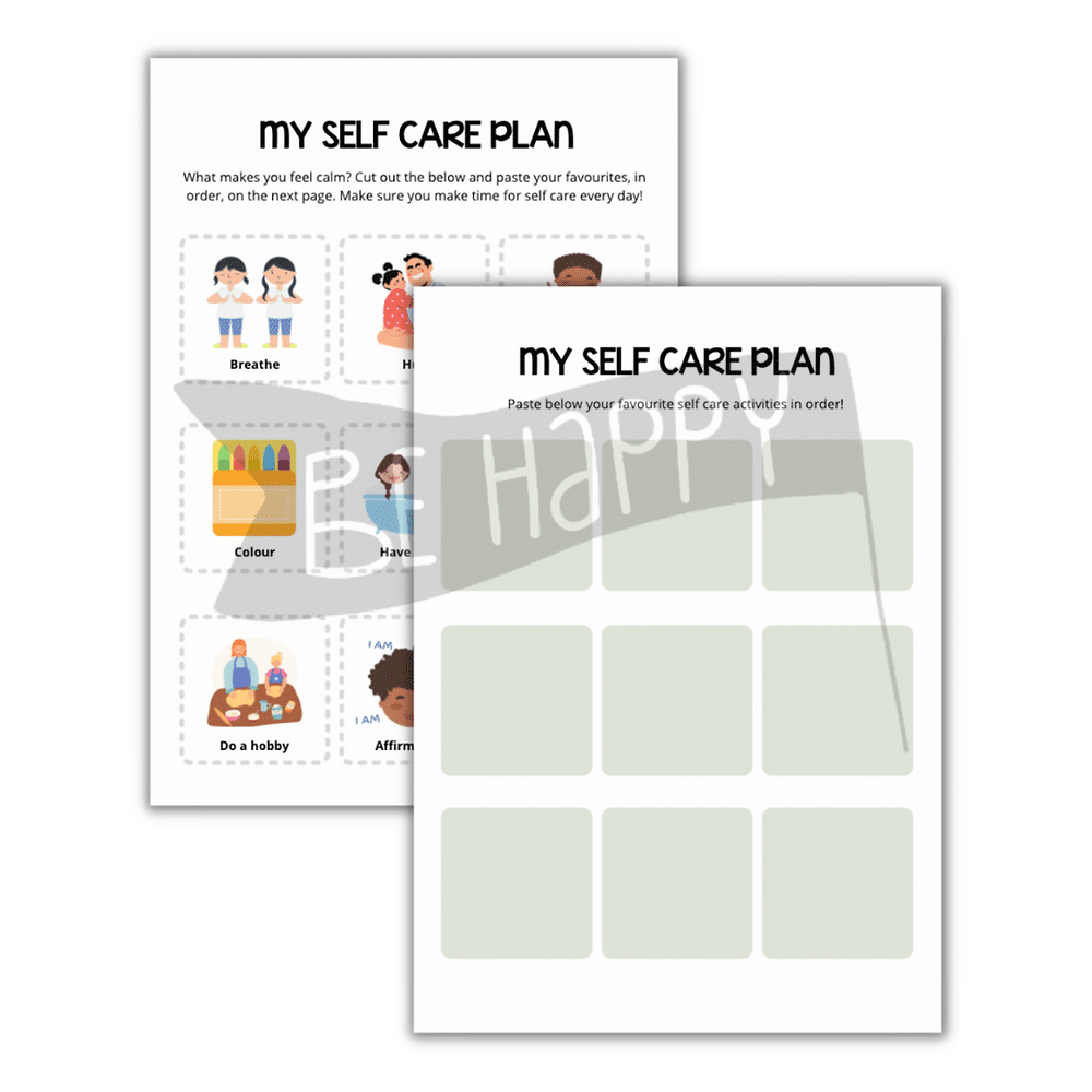 My Self Care Routine - Be Happy Resources