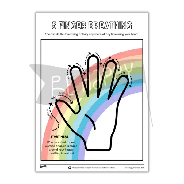 Five Finger Breathing - Be Happy Resources
