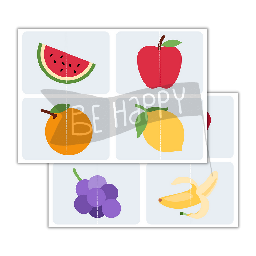 Fruit Jigsaws - Be Happy Resources