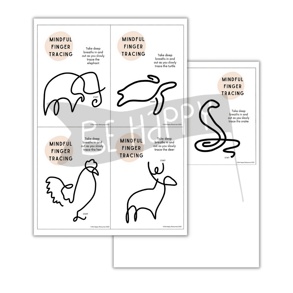 Mindful Finger Tracing - Be Happy Resources