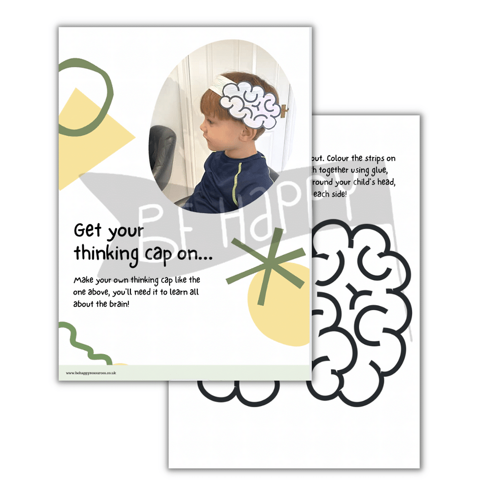 Brain Hat Craft - Be Happy Resources