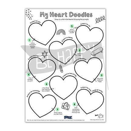 My Heart Doodles - Be Happy Resources