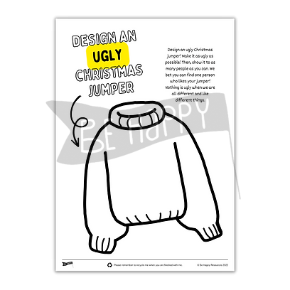 Design an Ugly Christmas Jumper - Be Happy Resources