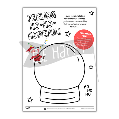 Feeling Ho-Ho-Hopeful - Be Happy Resources