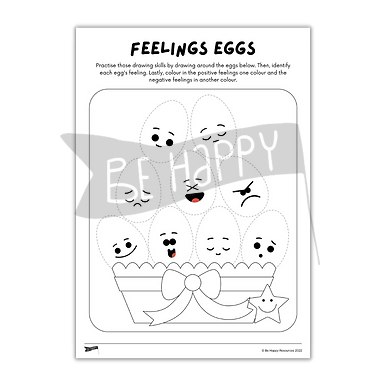 Feelings Eggs - Be Happy Resources