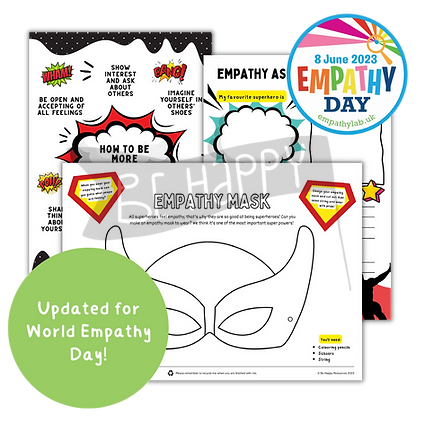 Empathy Superhero Pack - Be Happy Resources