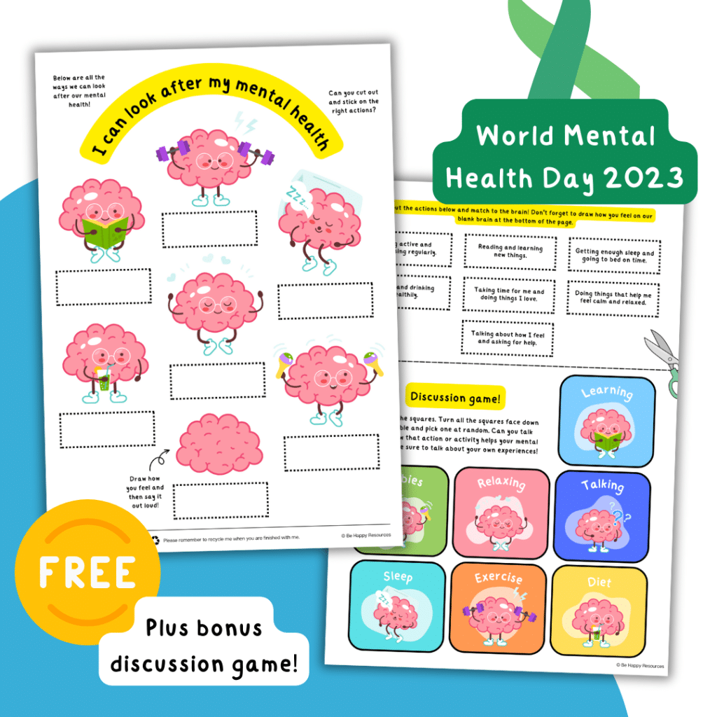 Free Resources for World Mental Health Day 2023 - Be Happy Resources