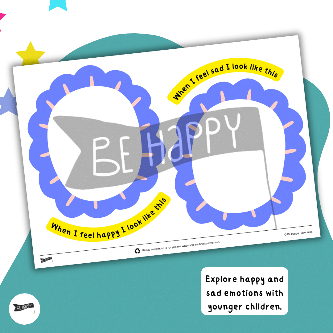 When I Feel Happy Vs When I Feel Sad - Be Happy Resources