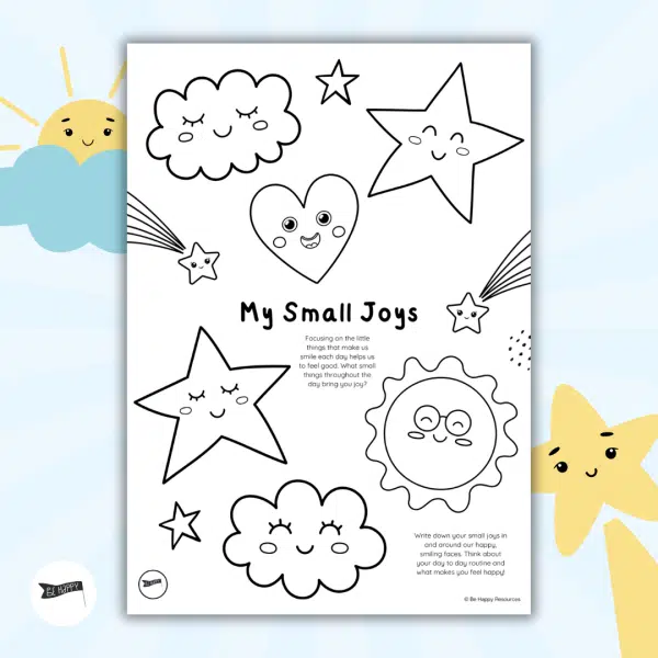My Small Joys - Feel-Good Gratitude Activity - Be Happy Resources