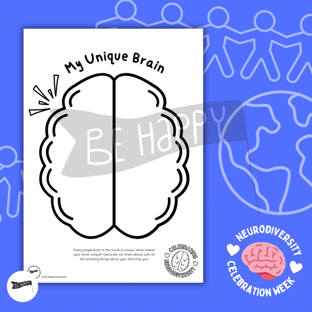 My Unique Brain - Celebrating Neurodiversity Resource - Be Happy Resources