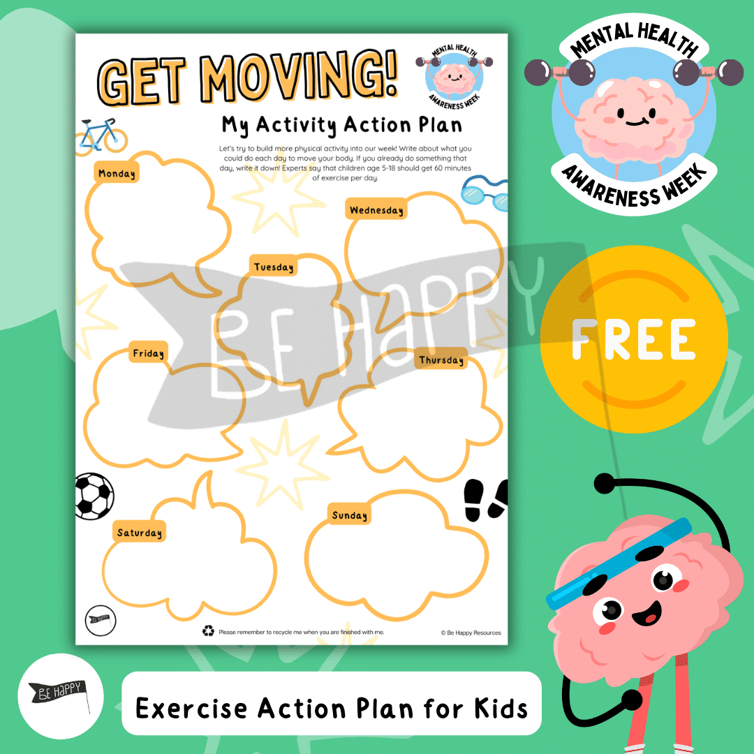 My Activity Action Plan - Mental Health Awareness Week 2024 - FREE - Be ...