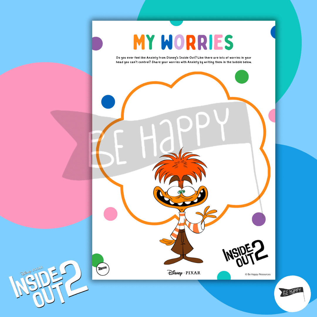 Exploring Worries with Anxiety from Disney's Inside Out 2 - Be Happy ...