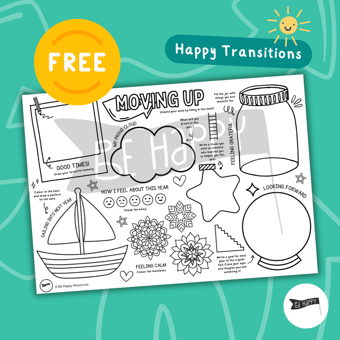 Unwind The Mind Activity Mat - Calming Transitions Worksheet - FREE ...