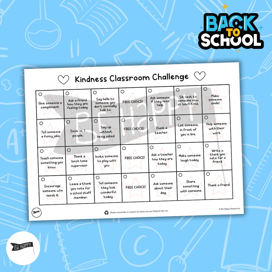 Kindness Classroom Challenge - Facilitate a Kind Classroom All Year ...