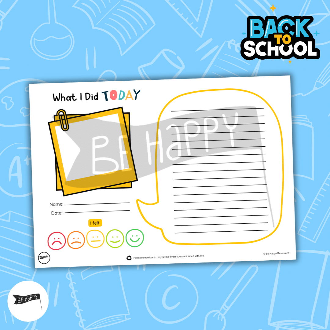 What I Did Today - Daily Reflection and Home Communication Printable ...