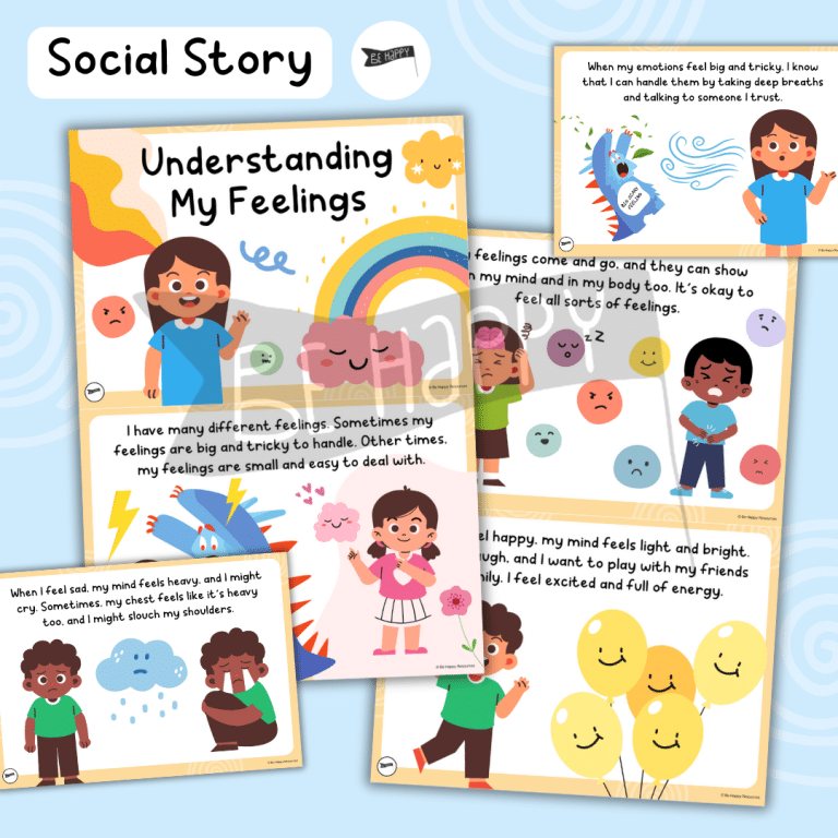 Social Story - Understanding My Feelings - Explore Emotions and Self ...