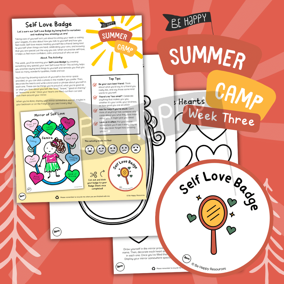 Week Three, Activity Two - Mirror of Self Love - Self Love Badge - Be ...
