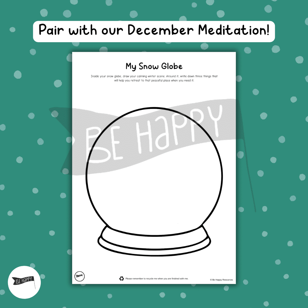 My Snow Globe of Stillness – A Mindful, December-Themed Printable - Be ...