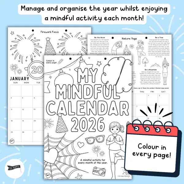 My Mindful Calendar 2026 - A Calming Activity for Every Month of the ...