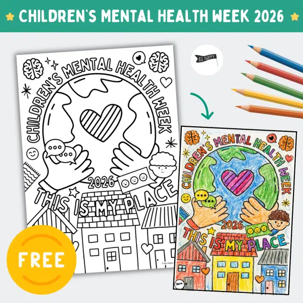 Children's Mental Health Week - This Is My Place Colouring Sheet - FREE ...