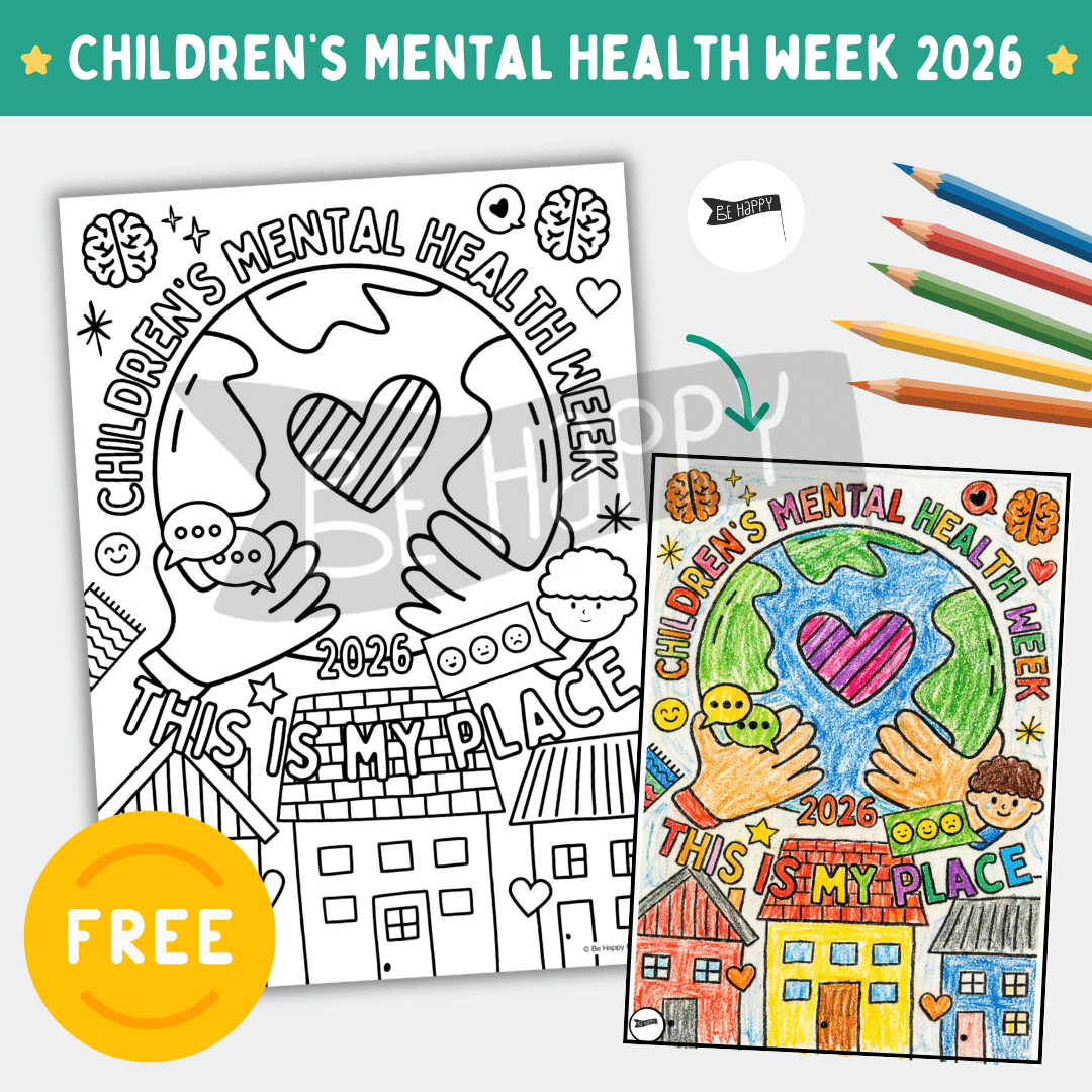 Children's Mental Health Week - This Is My Place Colouring Sheet - FREE ...