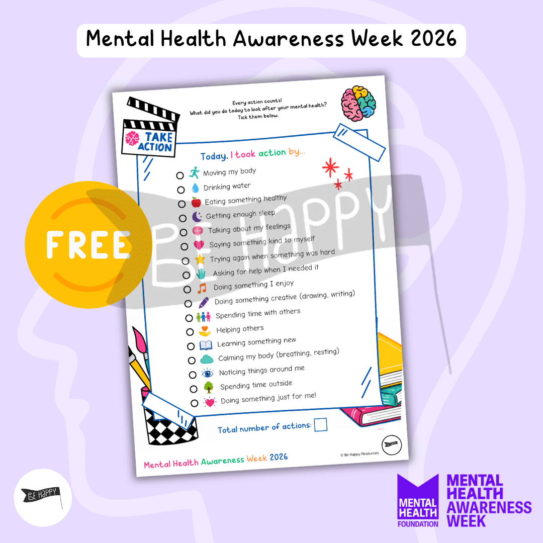 Take Action Checklist - Mental Health Awareness Week 2026 - FREE - Be ...